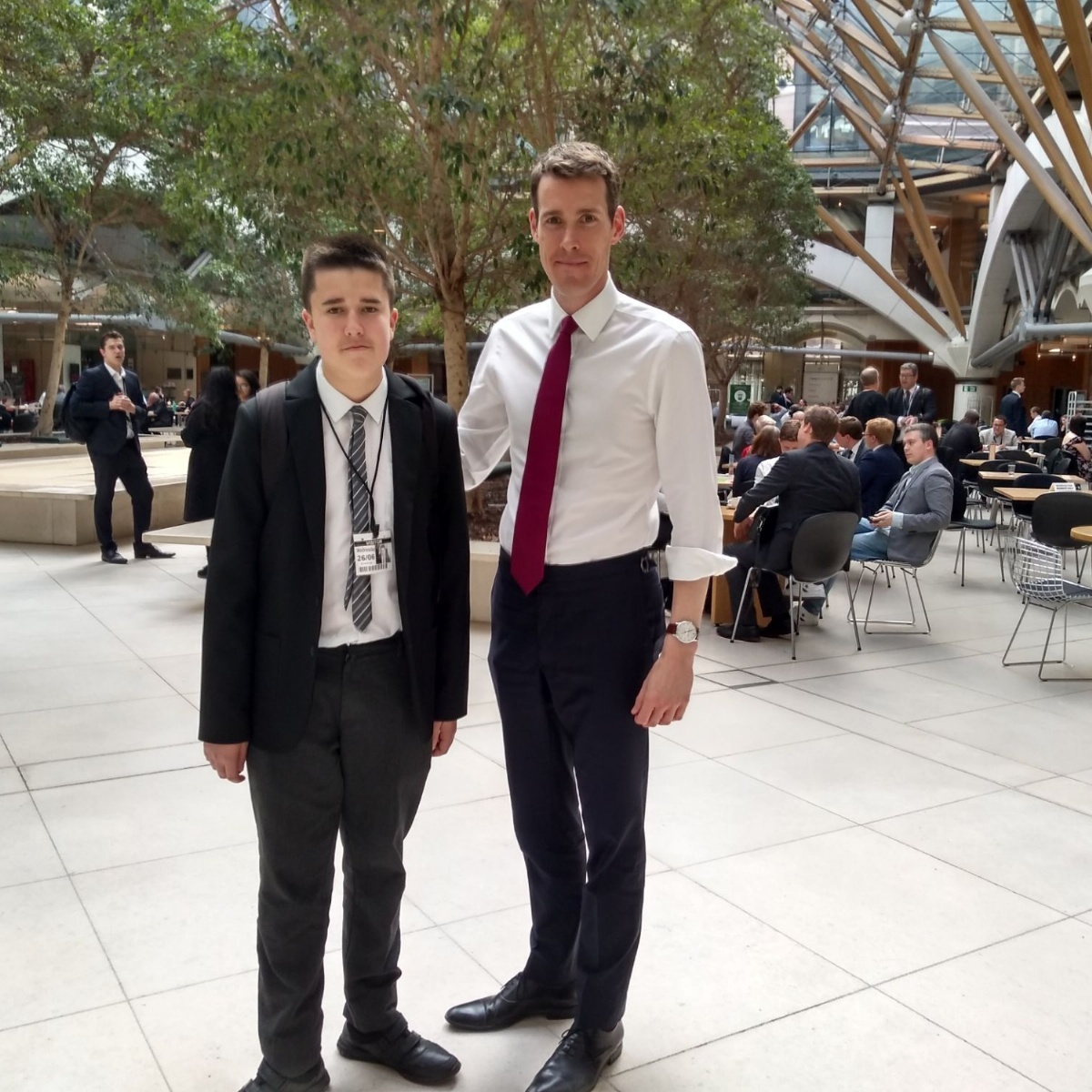 The Judd School - Edward's day in Politics!